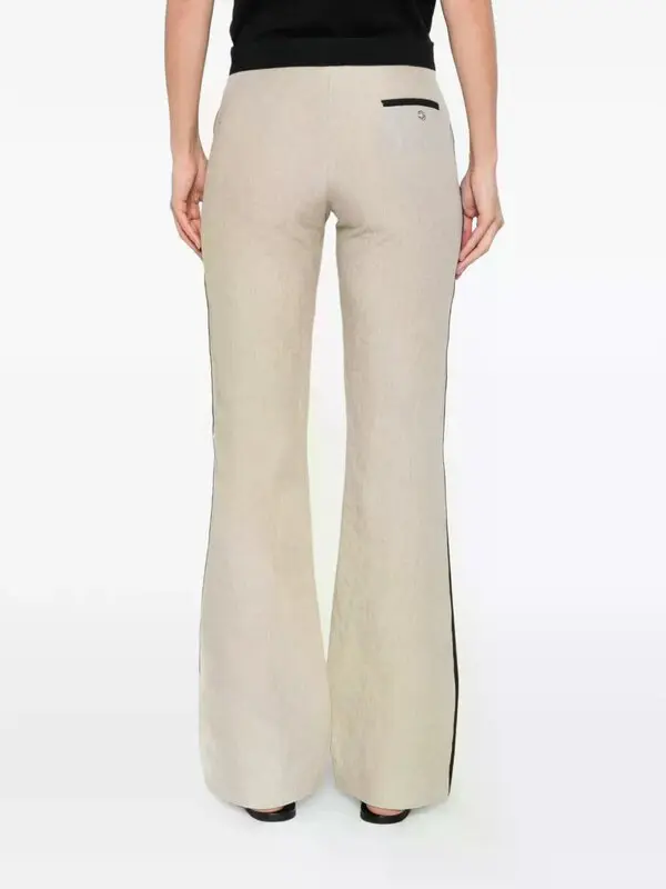 Coperni Contrasting-trim Trousers - Neutrals