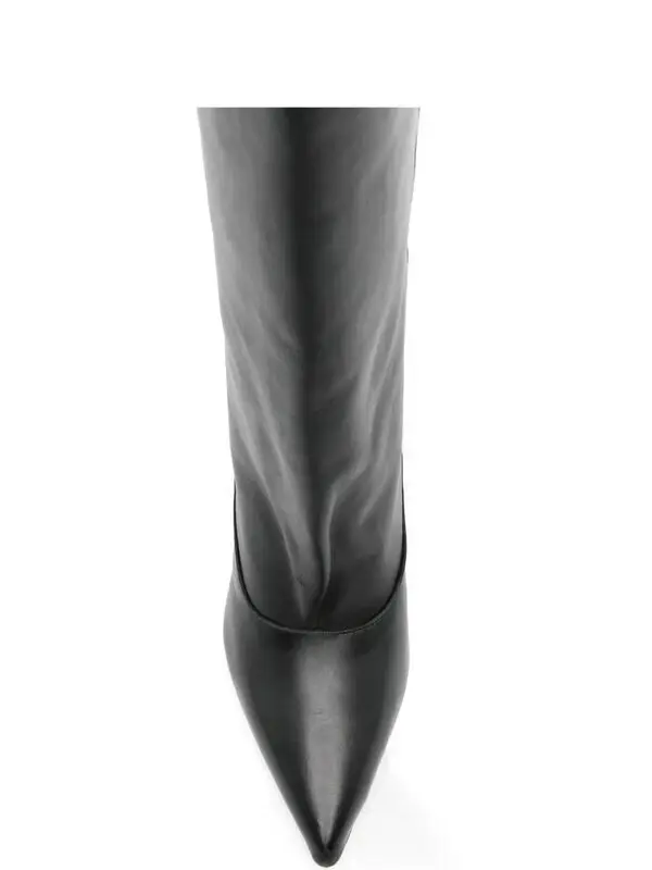 GISEL MOIRE Lory Pointed-toe Knee-high Boots