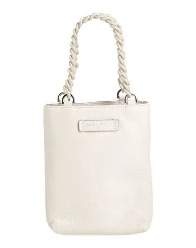 GIANNI CHIARINI Mini Bag In Pebbled Leather - Ivory