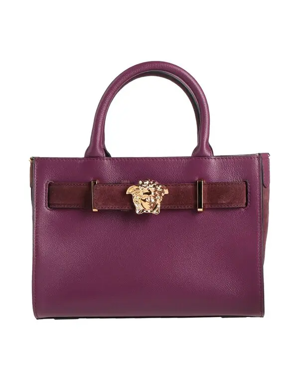 Versace Handbag In Dark Calfskin