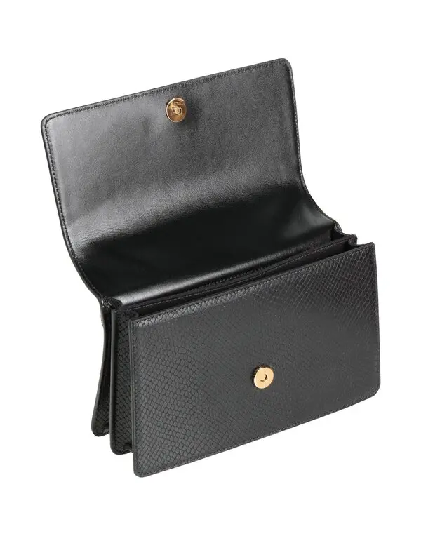 Versace Calfskin Cross-body Bag - Black
