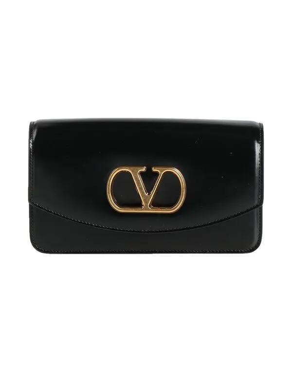 Valentino Garavani Leather Handbag - Black