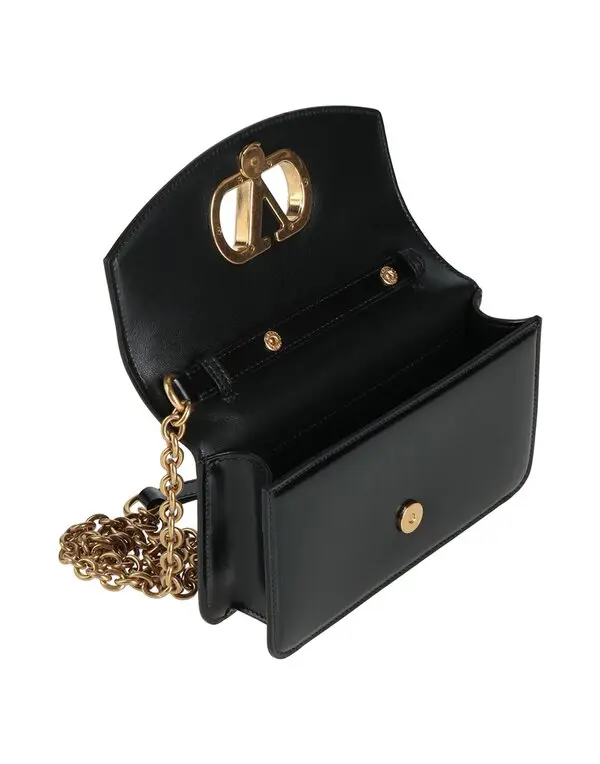 Valentino Garavani Leather Handbag - Black