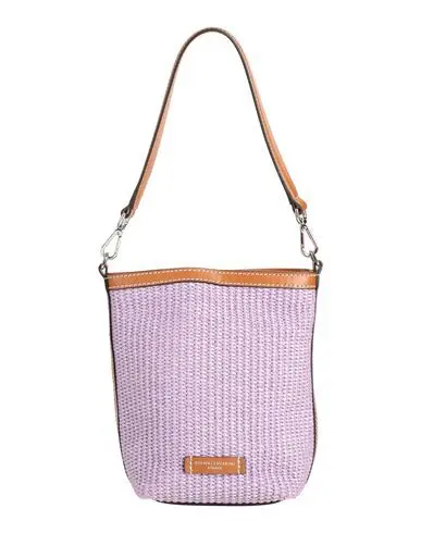 GIANNI CHIARINI Handbag In Raffia - Purple