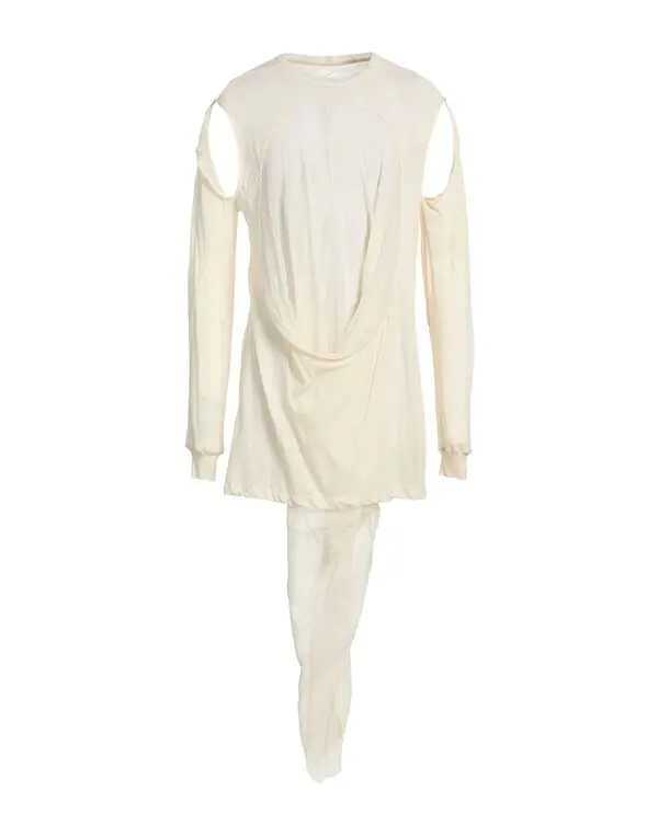 Rick Owens T-shirt Size Cotton, Silk - Cream