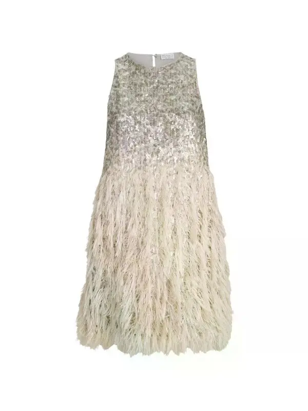 Brunello Cucinelli Dégradé Mini Dress