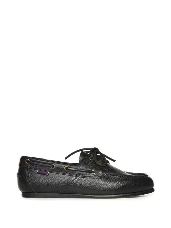 SEBAGO Owen Tumbled Boat Shoes - Black