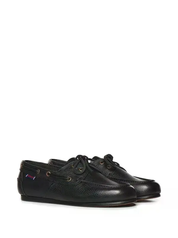 SEBAGO Owen Tumbled Boat Shoes - Black