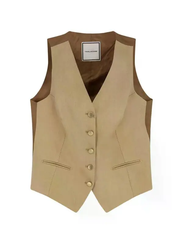 Tagliatore Button-front Waistcoat - Neutrals