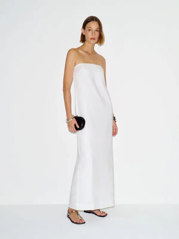 REFORMATION Tansy Linen Maxi Dress
