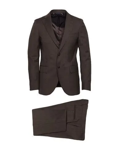 TOMBOLINI Suit Size Virgin Wool - Brown