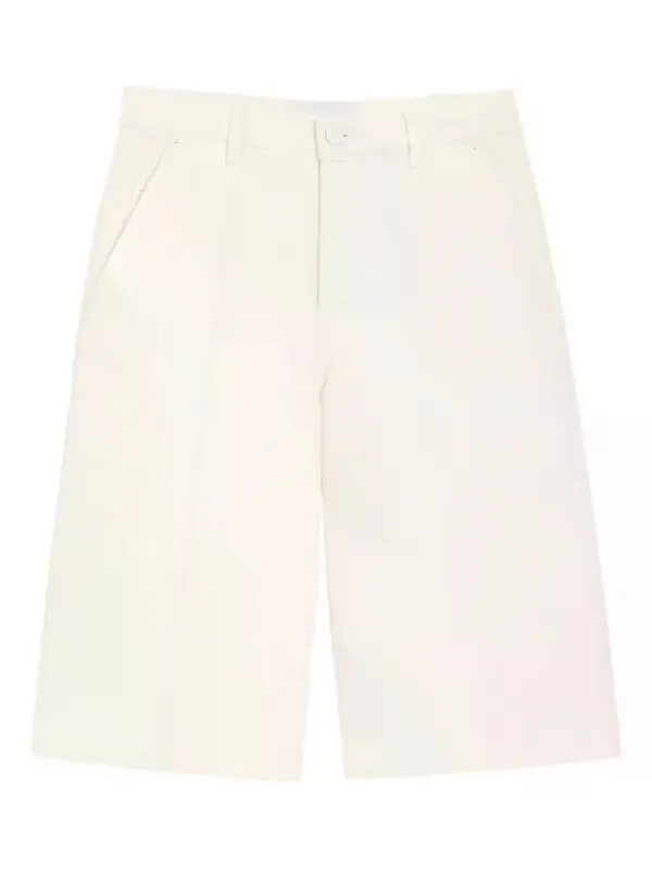Ami Loose Bermuda Shorts - Neutrals