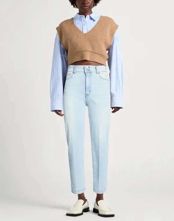 Moschino High Waisted Tapered Jeans