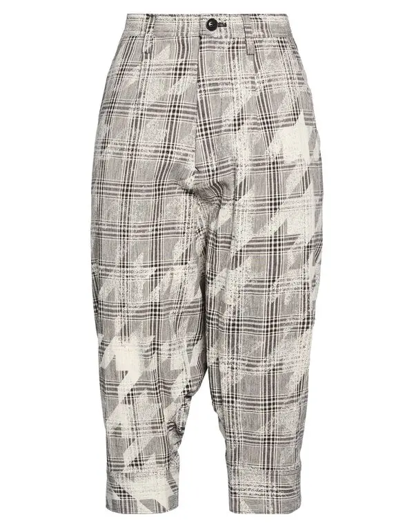 Y'S YOHJI YAMAMOTO Tapered Glen Plaid Pants