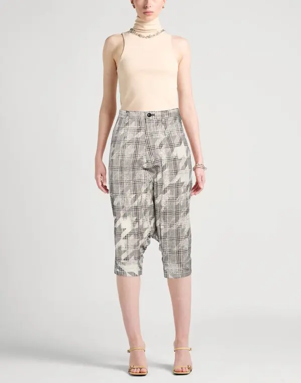 Y'S YOHJI YAMAMOTO Tapered Glen Plaid Pants