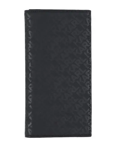 Karl Lagerfeld Wallet Polyurethane, Polyester - Black