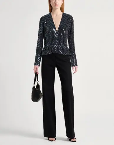 Ba&sh Peplum Metallic Top