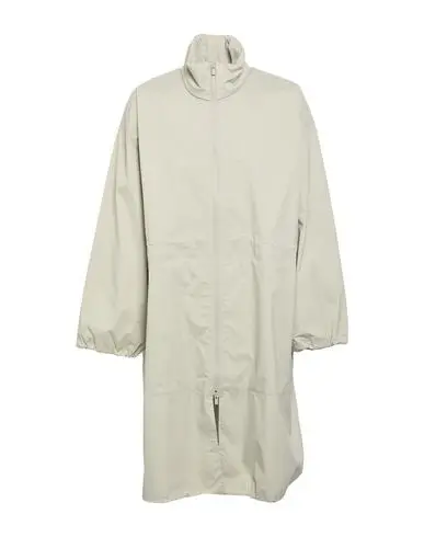 Adidas X Fear Of God Overcoat In Polyamide - Light Grey