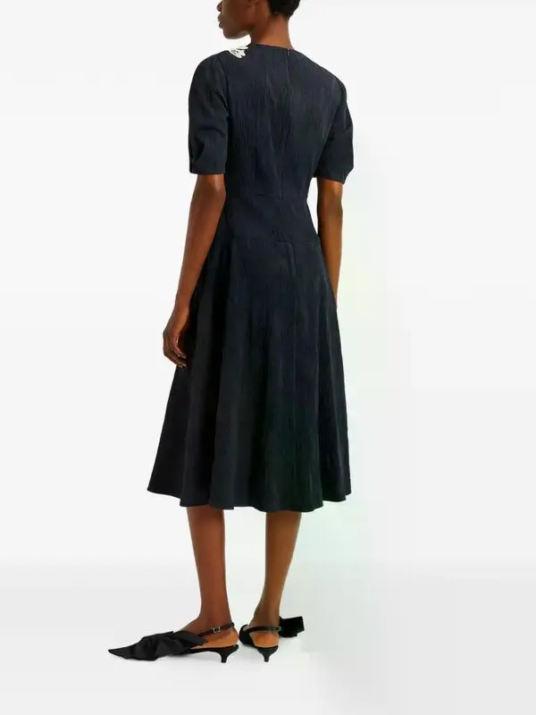 Erdem Floral-embroidered Midi Dress