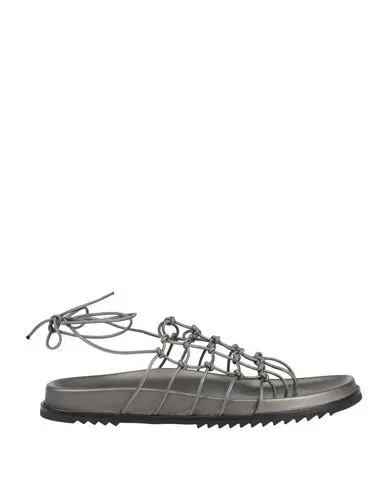 Rick Owens Thong Sandals - Gunmetal