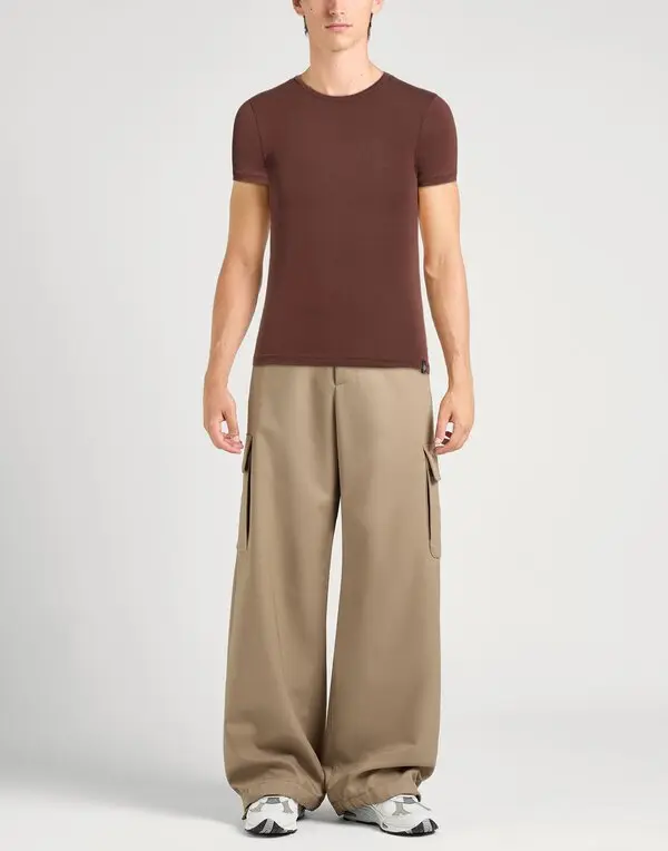 Rag & Bone T-shirt Size Cotton, Modal, Elastane - Brown