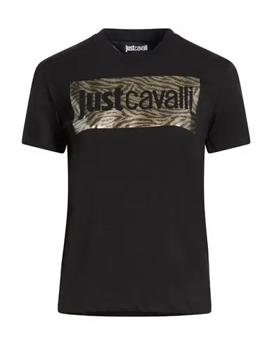 Just Cavalli Logo-print Cotton T-shirt - Black
