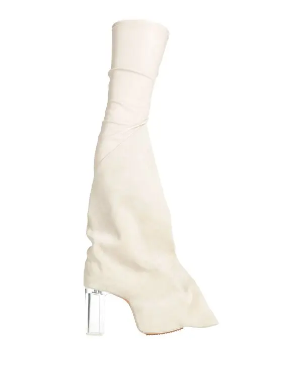 Rick Owens Over-the-knee Boots - Off White