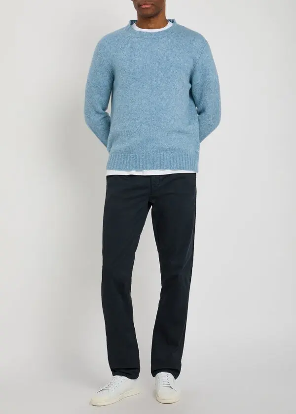Nudie Jeans Alvin Straight-leg Stretch-cotton Trousers