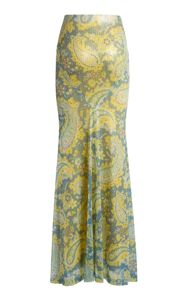 Etro Printed Maxi Skirt