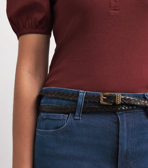 Paige Mason Ankle Straight Jeans - Navy