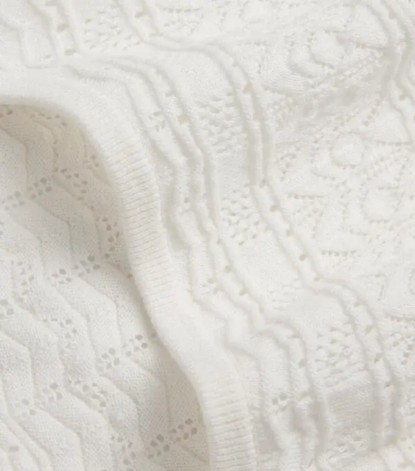 Paige Etoile Pointelle Top - Ivory