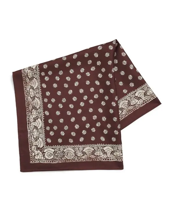 Claudie Pierlot Printed Headscarf - Brown