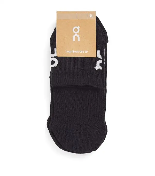 On Logo Socks - Black