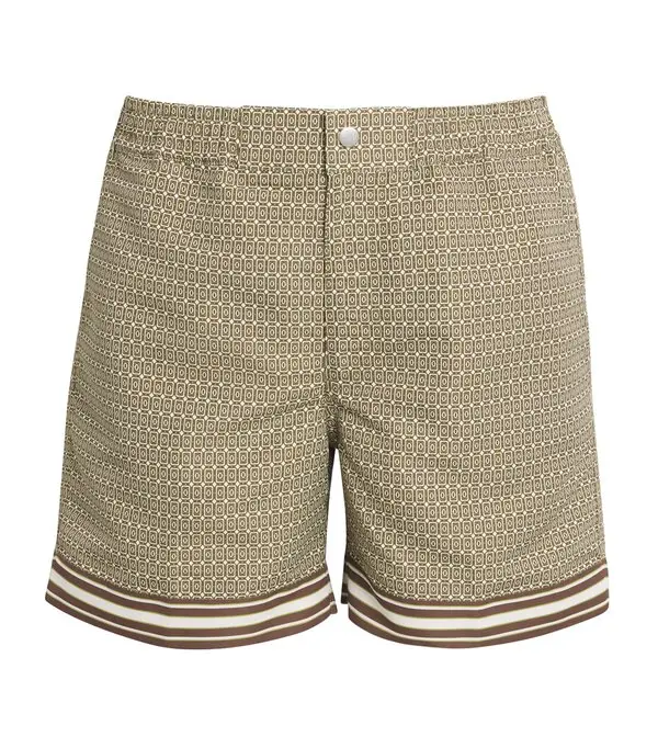 CHE Printed Lucena Swimshorts - Brown