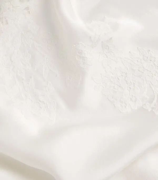 Carine Gilson Silk Lace-trim Cami