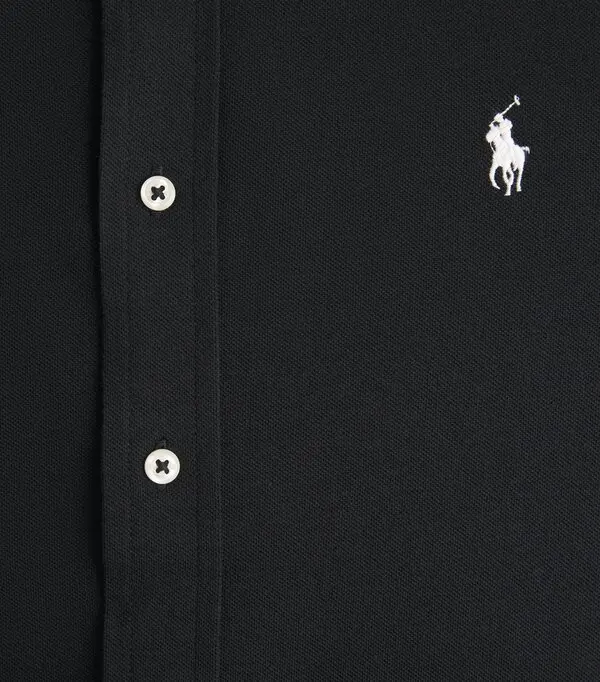 Polo Ralph Lauren Cotton Featherweight Mesh Shirt - Black