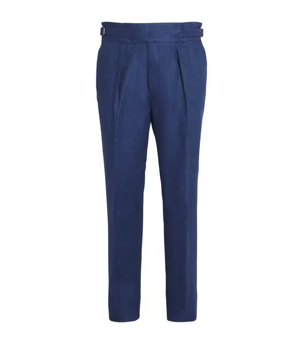 Polo Ralph Lauren Linen Herringbone Suit Trousers