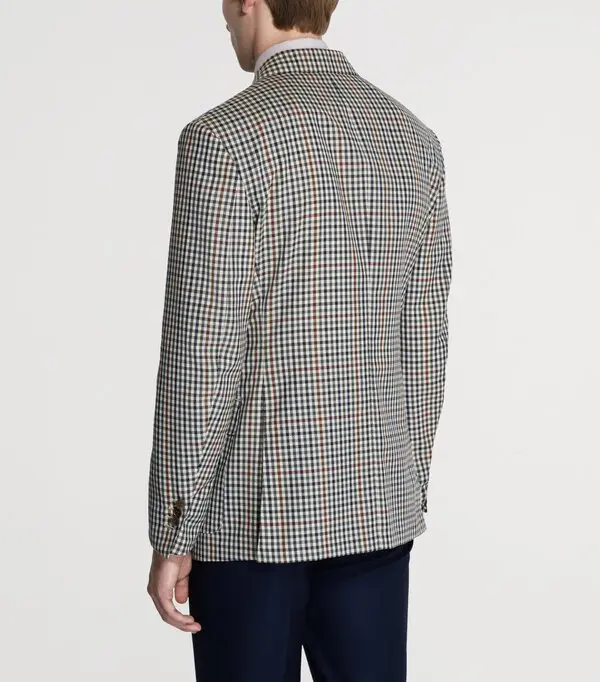 Dunhill Wool Gingham Blazer