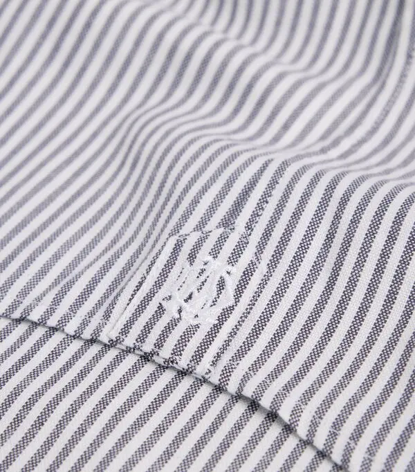 Dunhill Cotton-cashmere Stripe Shirt - Brown