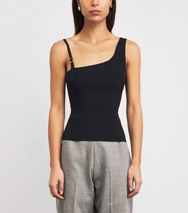 Sandro Knitted Asymmetric Tank Top