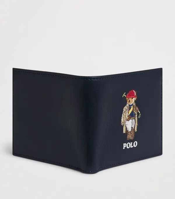 Polo Ralph Lauren Leather Polo Bear Bifold Wallet