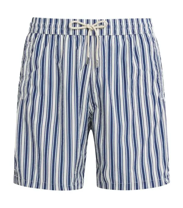 Jacob Cohen Striped Swim Shorts - Blue
