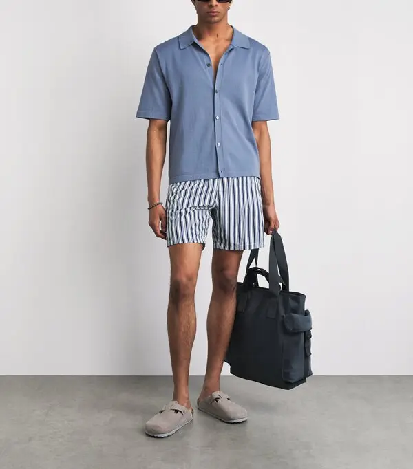 JACOB COHЁN Striped Swim Shorts