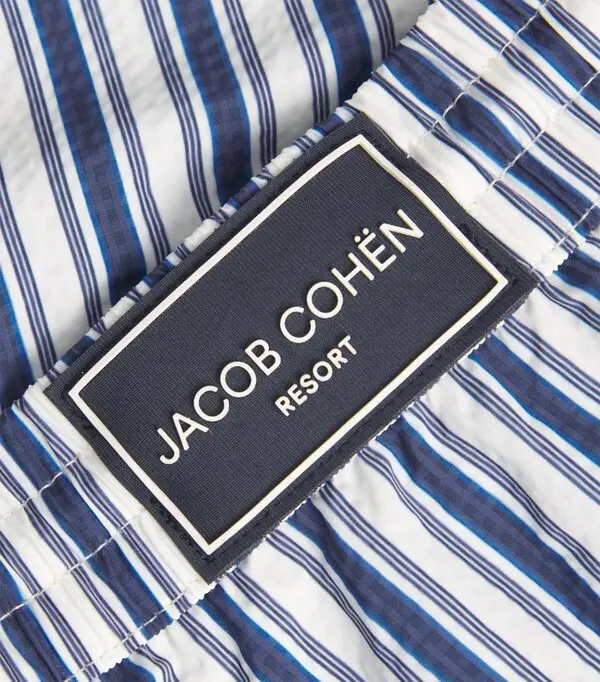 JACOB COHЁN Striped Swim Shorts