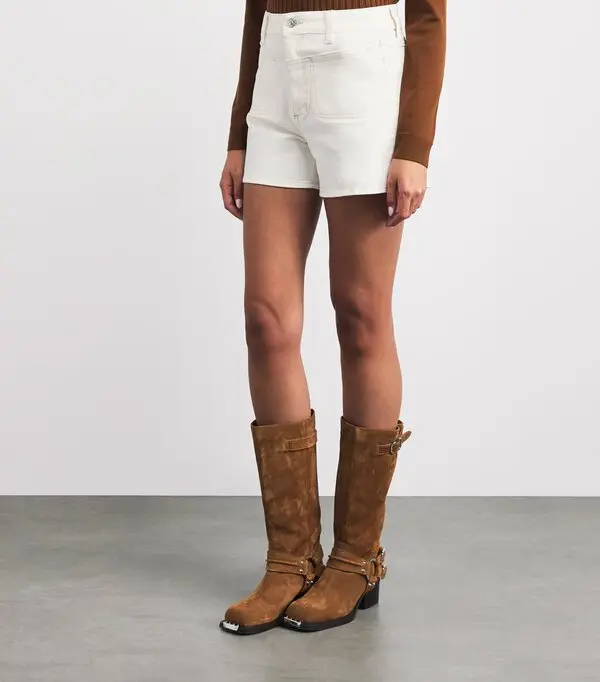 Paige Denim Dani Shorts - Ivory