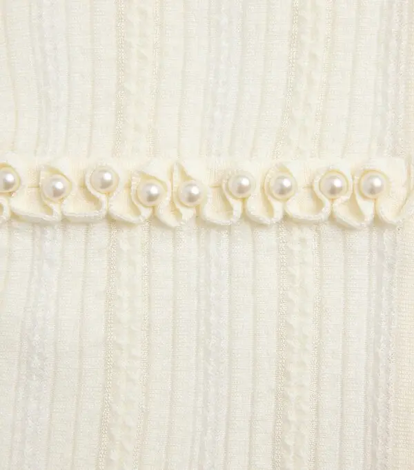Sandro Knitted Sleeveless Bodysuit - Beige