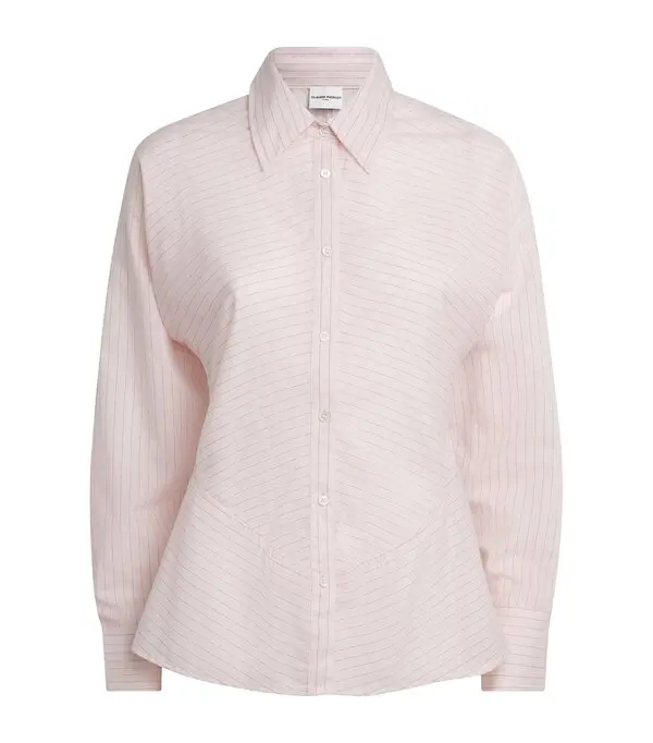 Claudie Pierlot Cotton-blend Stripe Shirt