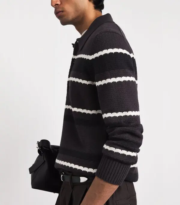 NN.07 Organic Cotton Polo Sweater