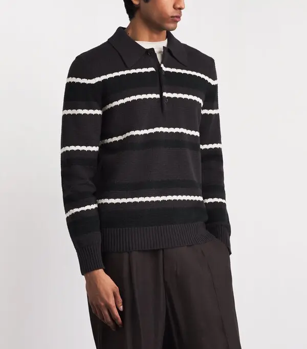 NN.07 Organic Cotton Polo Sweater