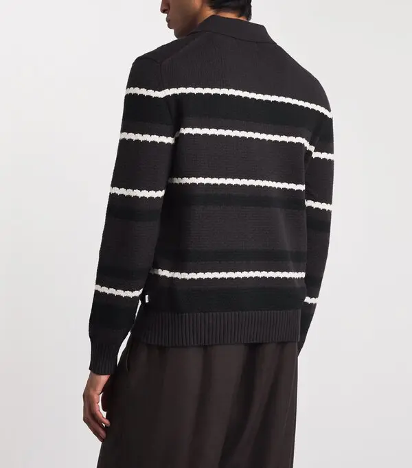 NN.07 Organic Cotton Polo Sweater